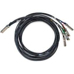 Mellanox Passive copper hybrid cable、200GbE、200Gb/s to 4x50Gb/s、QSFP56 ...